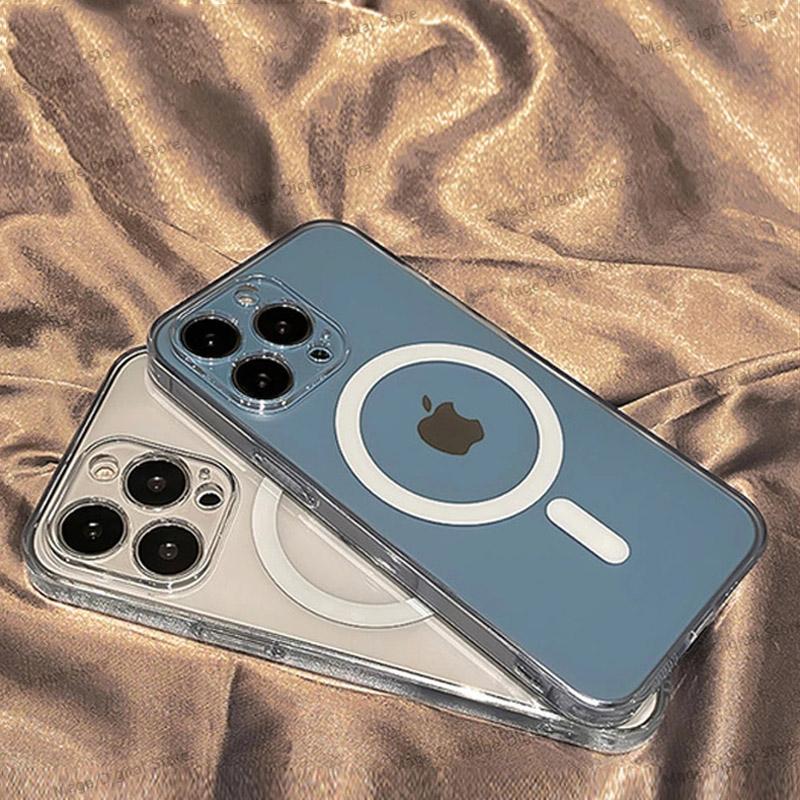 Buy Wireless Charging Magnetic Circle Case For iPhone 13 12 11 Pro ...