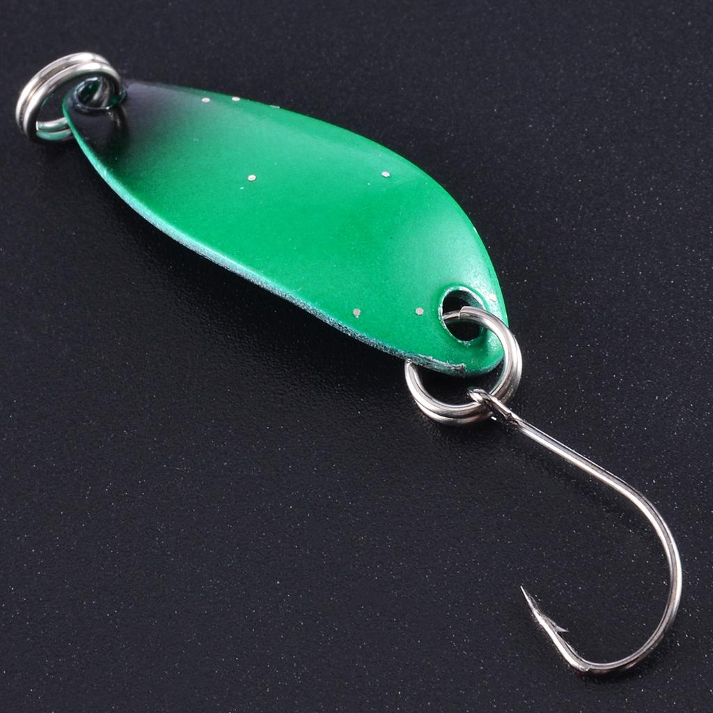 Satın alın Dagu 5Pcs 3.3cm/3g Sequin Spoon Fishing Lures Mini Trout ...