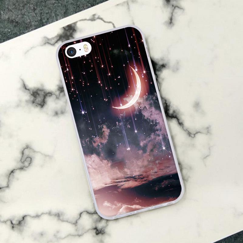 💰Kjøp Anti Fall Painted TPU Soft Silicone Phone Case Back Cover For ...