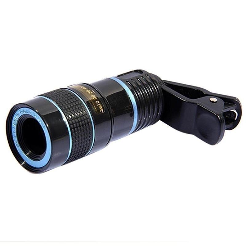 Buy 12x 8x HD Clip-on Zoom Optical Telescope Camera Lens Universal for ...