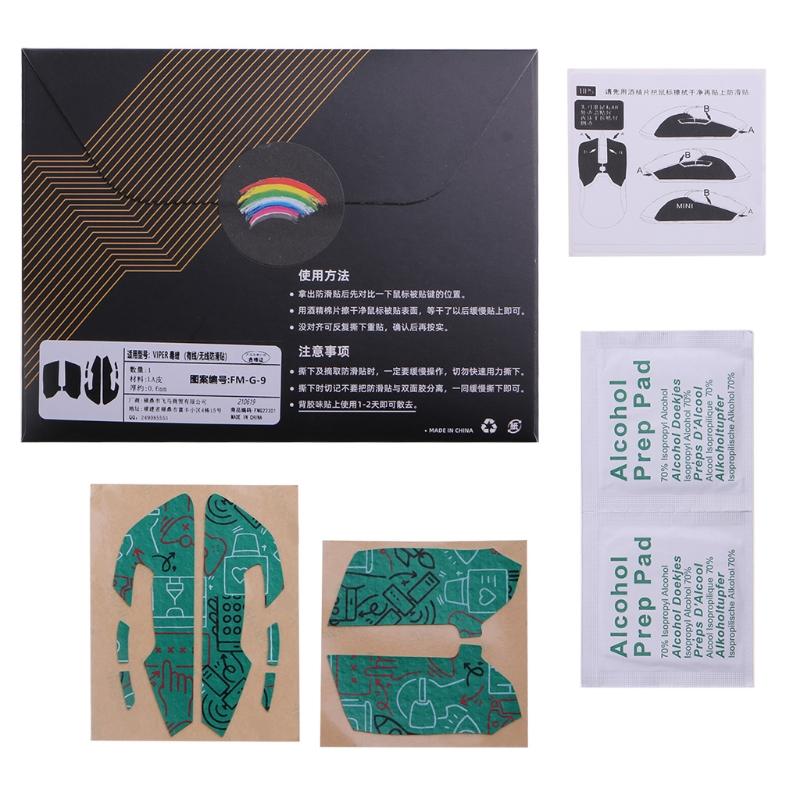 Cheap DIY Mouse Skin 13x10mm Mouse Skates Side Stickers Sweat Resistant ...