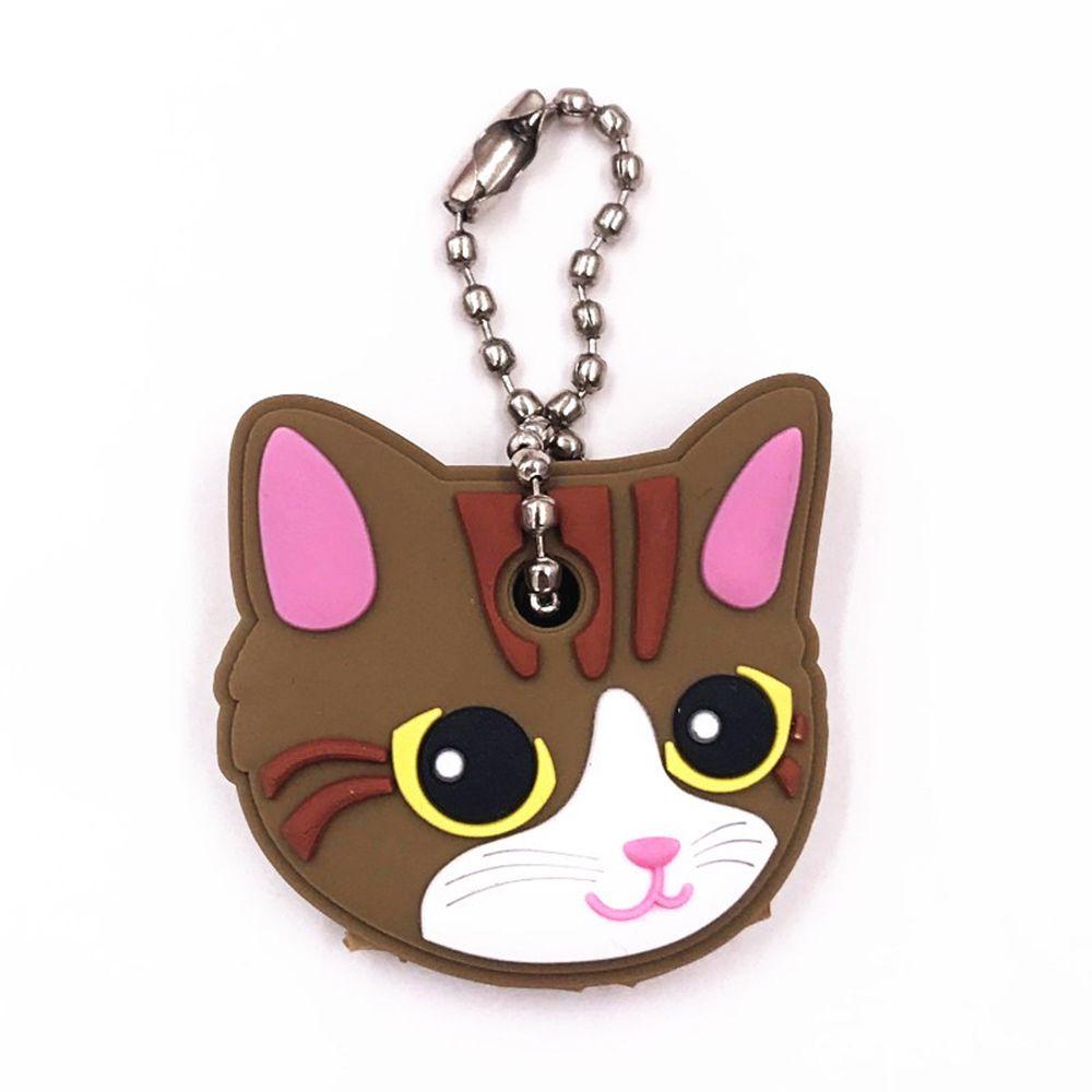 Buy Key Identifier Caps Lovely Key Ring Cap Key Ring Holder Silicone ...