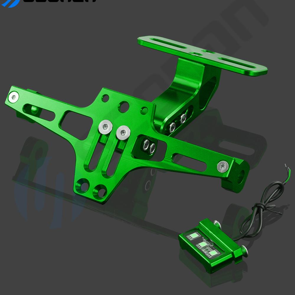 Cheap Motorcycle Rear License Plate Mount Holder and Turn Signal Lights ...