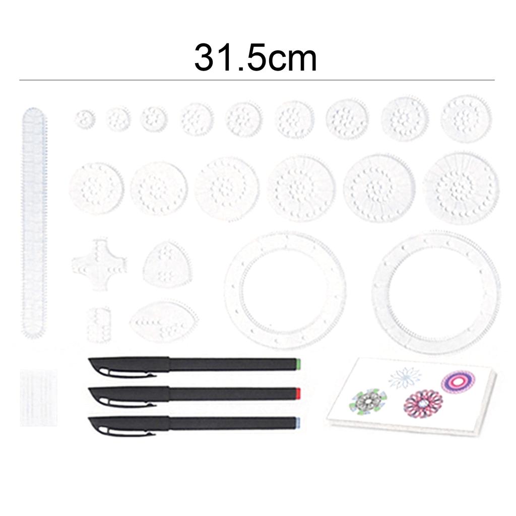 Buy Flower Ruler Interest Unique Drawing Multifunctional Set Motivate ...