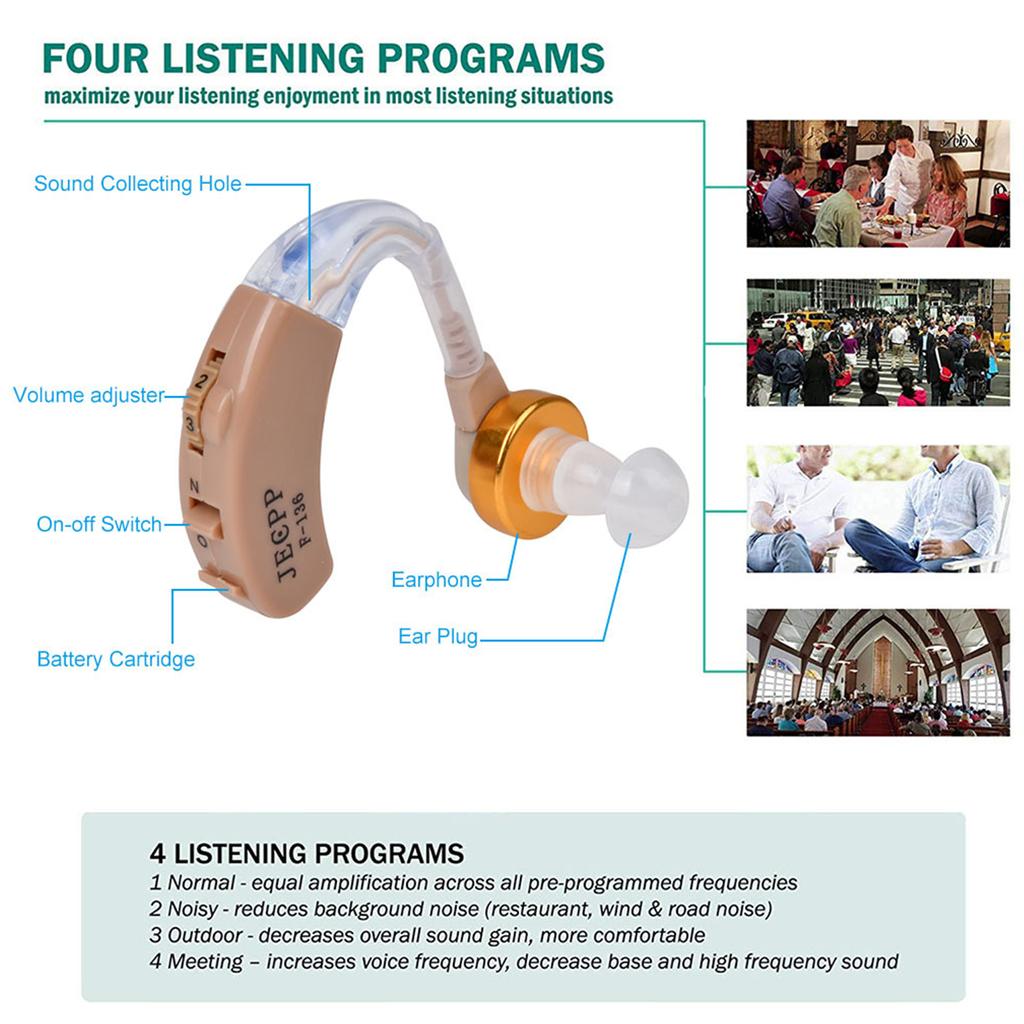Satın alın Sound Amplifier Hearing Aids In Ear Hearing Enhancement ...
