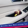 Buy Car Rear Door Handle Armrest Storage Box Holder for Mercedes Benz E ...