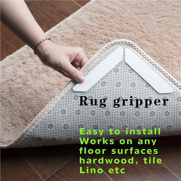 16Pcs Rug Gripper Edge Non Slip Anti Curling Carpet Gripper for Tile ...