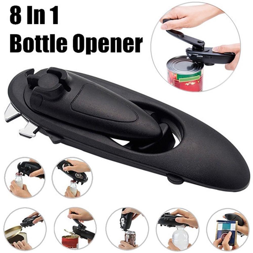 Kitchen Creative Tools Safety Can Opener 8 in 1 Multifunction Can ...