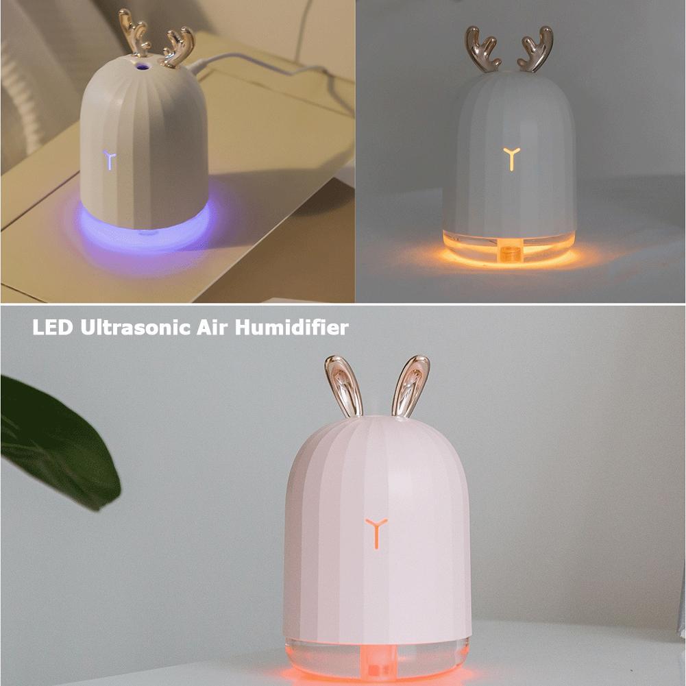 Buy 220ml USB LED Light Ultrasonic Air Humidifier Aroma Essential Oil ...