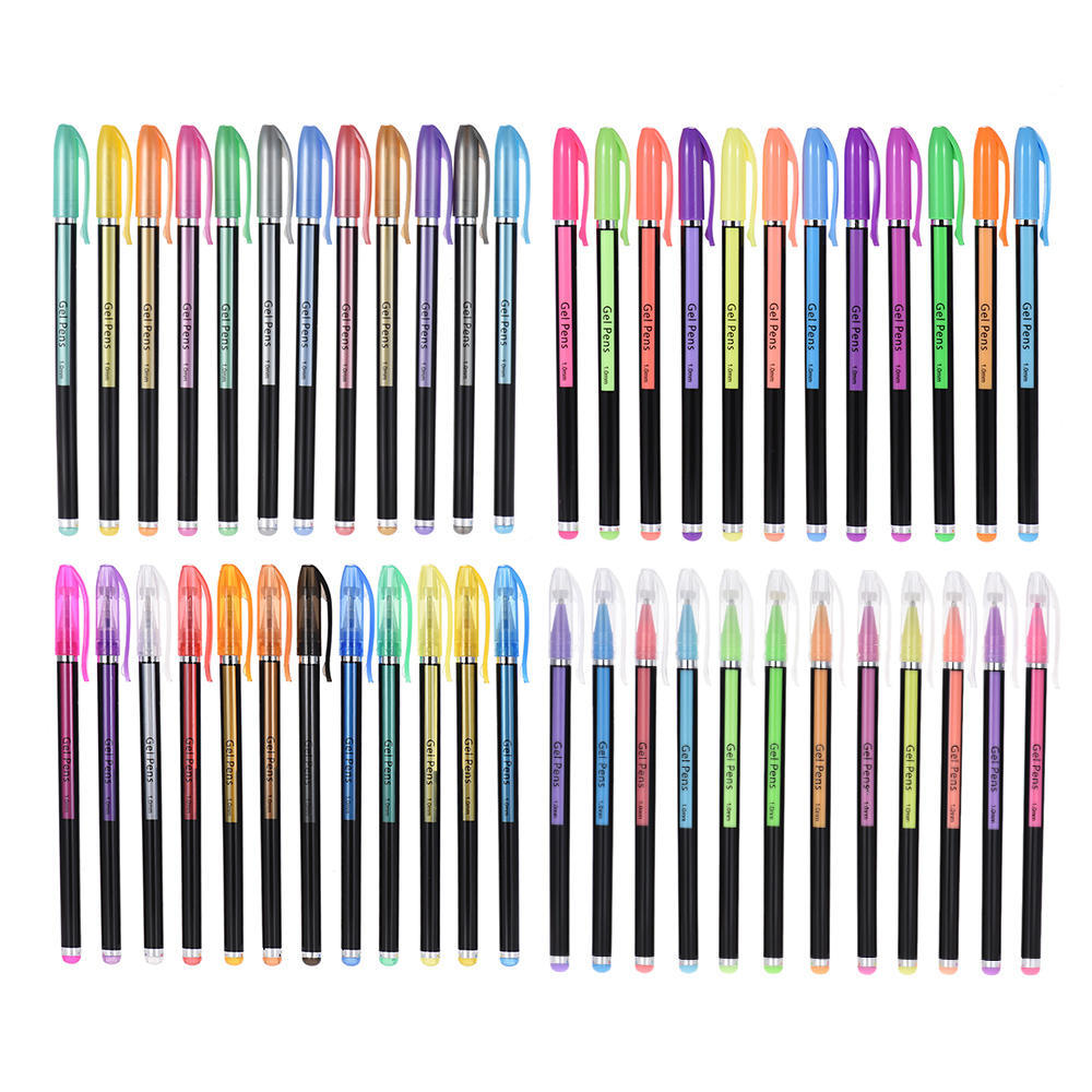 Buy 16 Colors Gel Pens Marking Highlighting Drawing for Students ...
