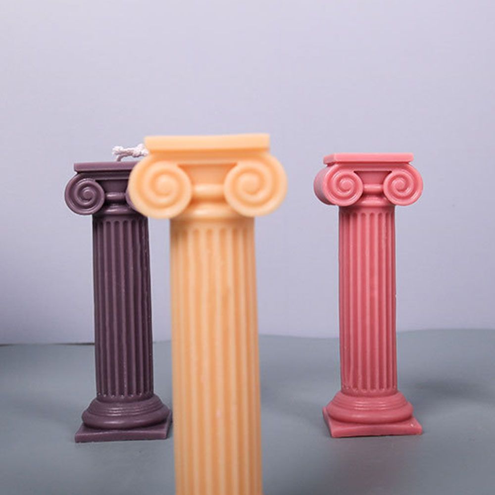 Cheap Mould DIY Craft Handmade 3D Art Wax Mold Classic Roman Column ...