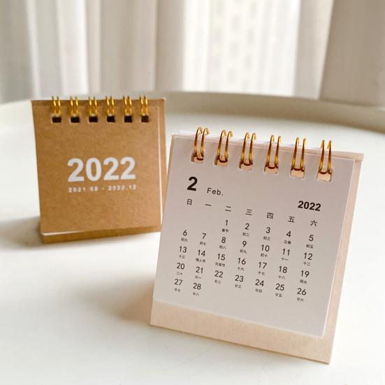 Useful Calendars Decor Delicate Easy Turning Compact Style 2022 Mini ...