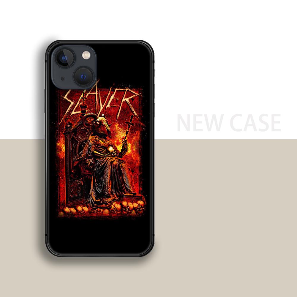 Cheap Slayer Metal Rock Band Phone Case For iPhone Samsung Galaxy Redmi ...