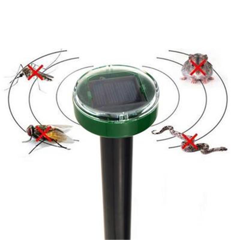 Ultrasonic Solar Mole Rodent Vole Repellent Pest Control Repeller for ...