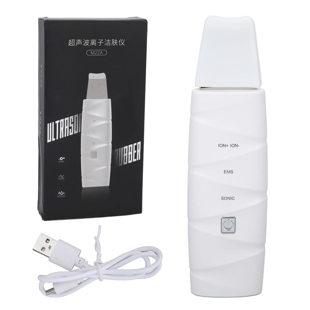 Buy Ultrasonic Face Skin Spatula Blackhead Removal Pore Cleaning 4 ...