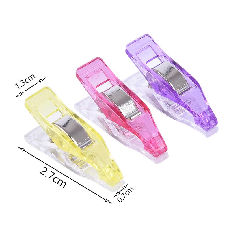 Buy 20/50PCS Plastic Sewing Clips Clamp For Craft Quilting Sewing ...