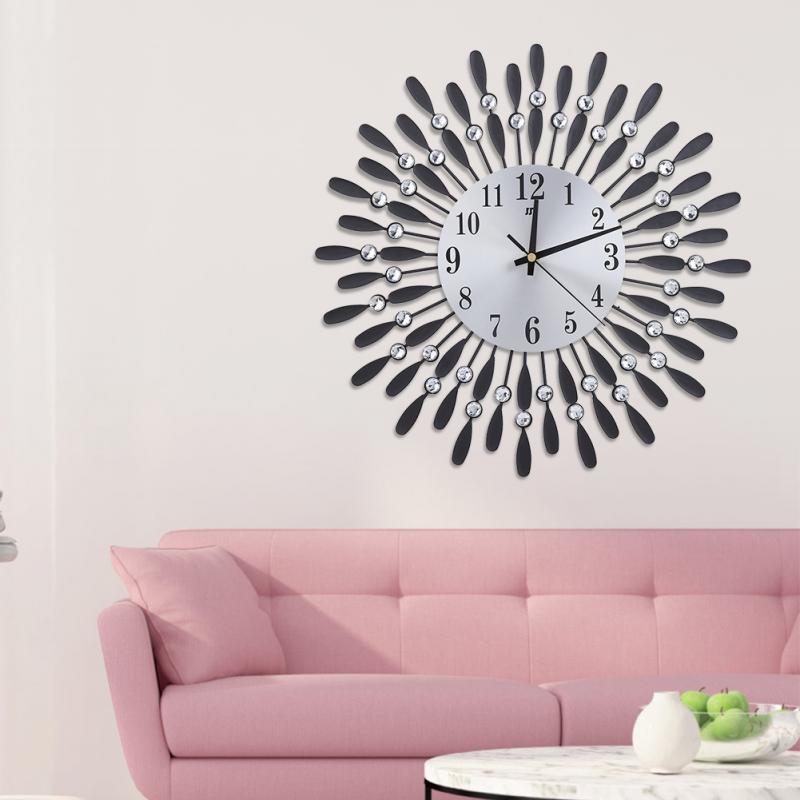 Buy Modern Luxury Wall Hanging Clock Big Watch Decor Home Office Room ...