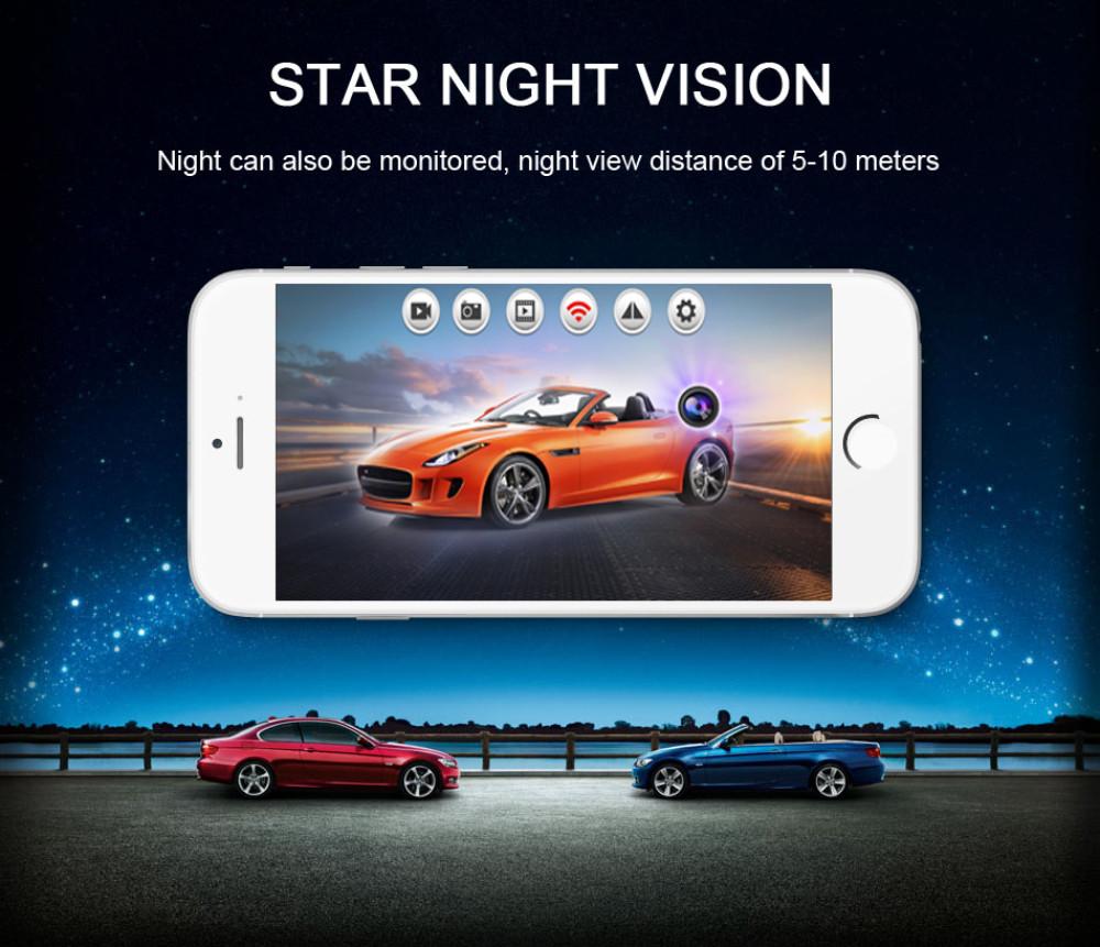 Rear View Camera HD Wireless Wifi Wide Angle Video Recording Night ...