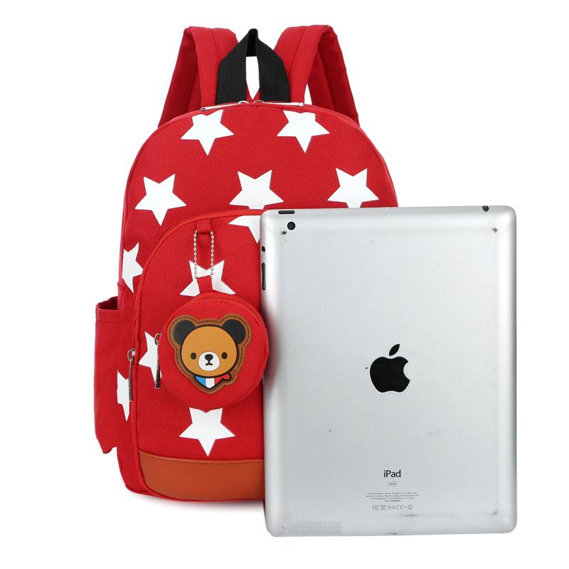Buy Cartoon Star Backpack for Girls Children School Bags Baby Bag Kids ...