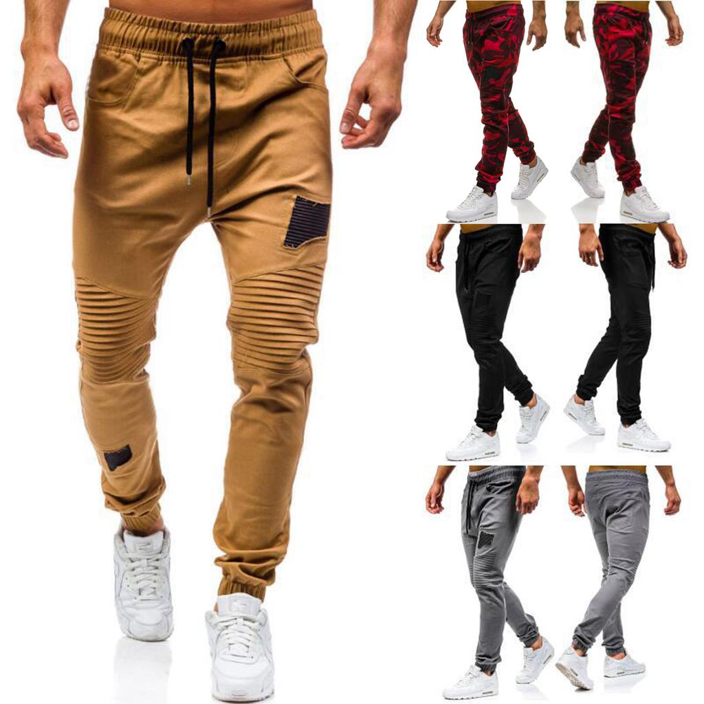 [com] Men's Sports Casual Jogging Trousers Lightweight Hiking Work ...