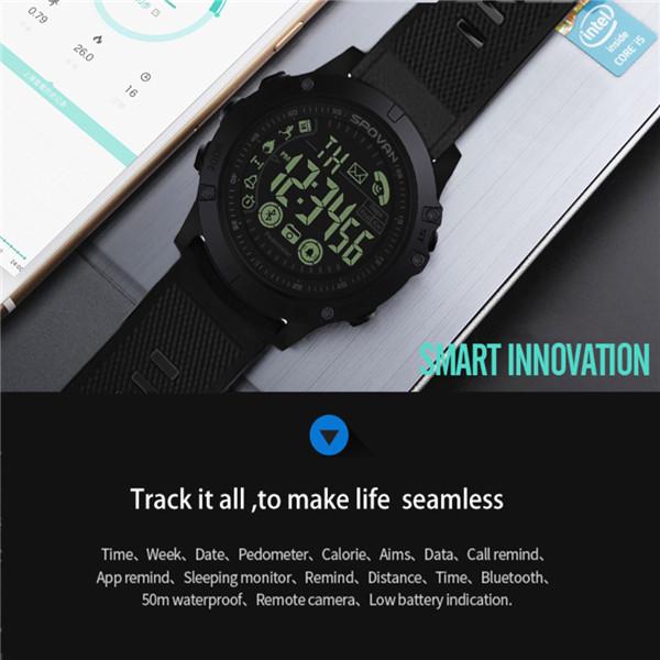 Buy PR1 Bluetooth Smart Watch Men Sport Digital Watch Waterproof ...