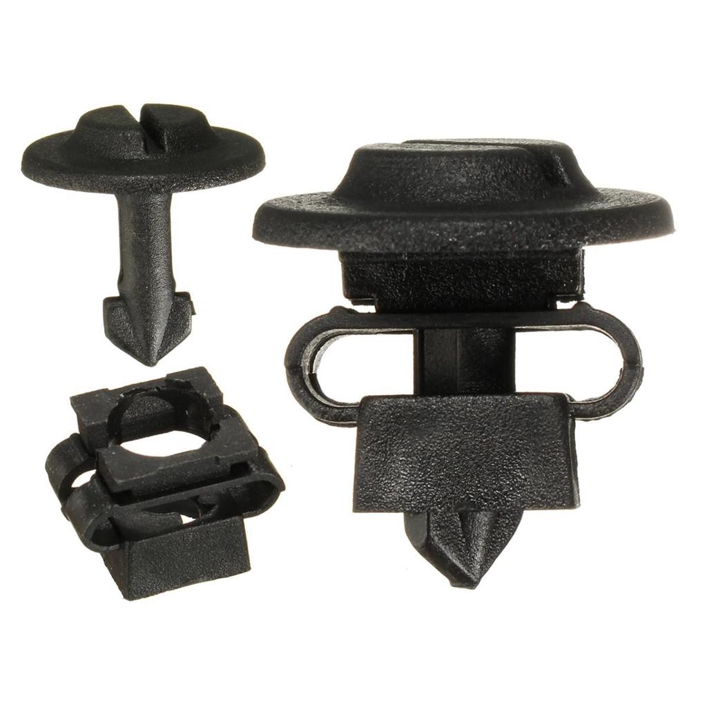 Auto Body Clip Screw Set NSNGPAFACZ 10 Sets Car Engine Cover Undertray ...