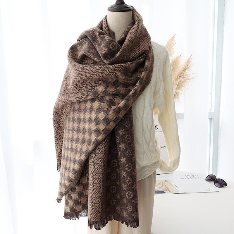 Buy Scarf Female 2022 Autumn and Winter New Imitation Cashmere Warm ...