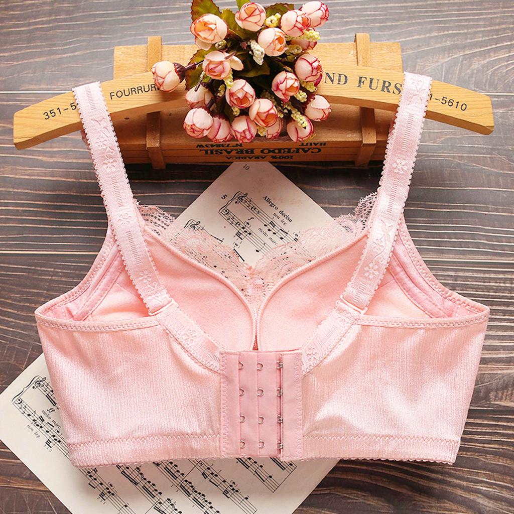 Buy Woman Fashionable No Steel Rim Sexy Bras Adjustable Type Bra Lace ...