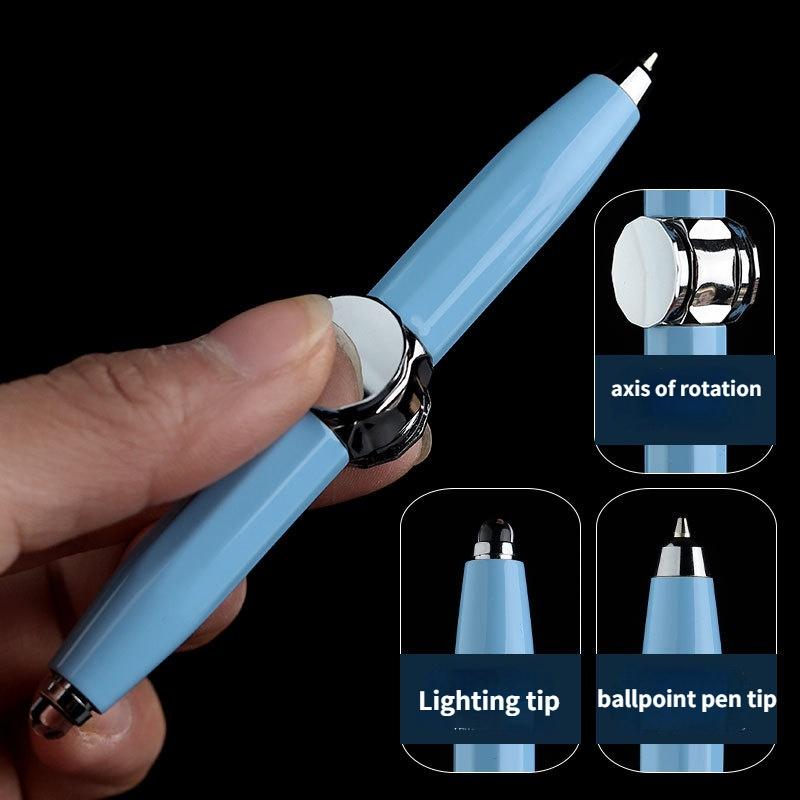 Buy Fidget Spinner Pen with LED Light Help ADHD Stress Relief Think ...