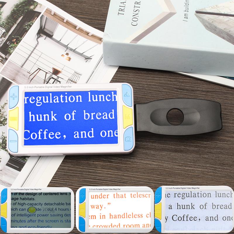 RS500 4X-32X 5Inch 800X400 LCD Portable Electric Loupe Magnifier ...