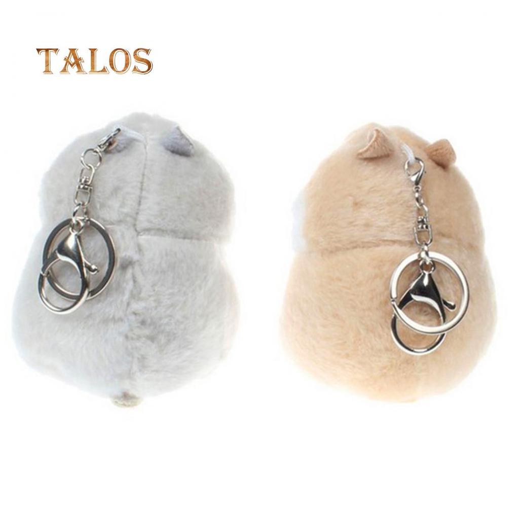 Buy Lovely Plush Hamster Pendant Key Chain Clasp Key Buckle Ring ...