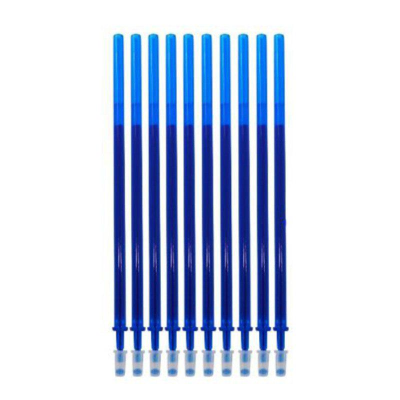Buy 10 Pcs/Set 0.38mm Erasable Pen Blue/Black Magic Ink Refill Rod for ...