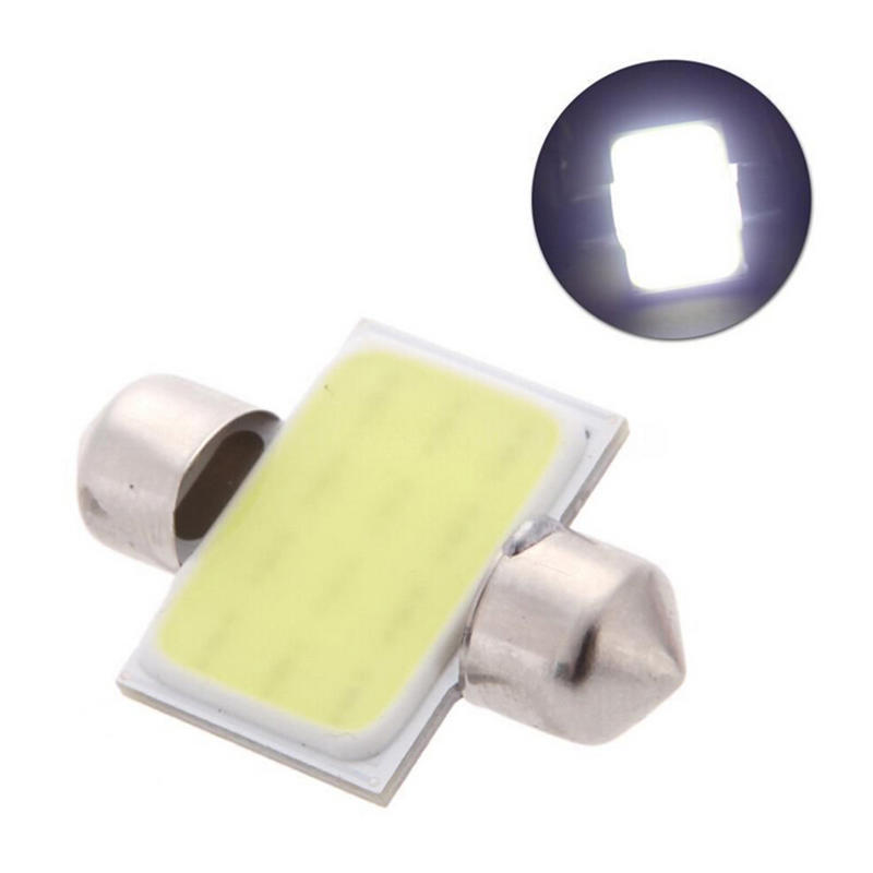 1/2 Pcs 31MM 12V 3W LED COB Festoon Interior Dome Bulb Car Map Reading ...