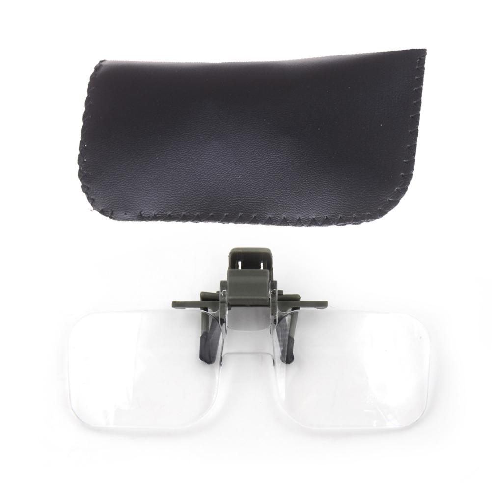 Buy Magnifier Clip On Glasses Magnifying Glasses Eyeglasses Watch ...