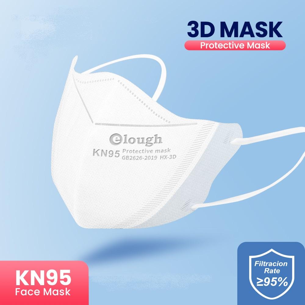 White FFP2 KN95 Anti Dust Personal Mask 4 Ply Ear Loop Disposable Face Masks uygun fiyatlı satın ...