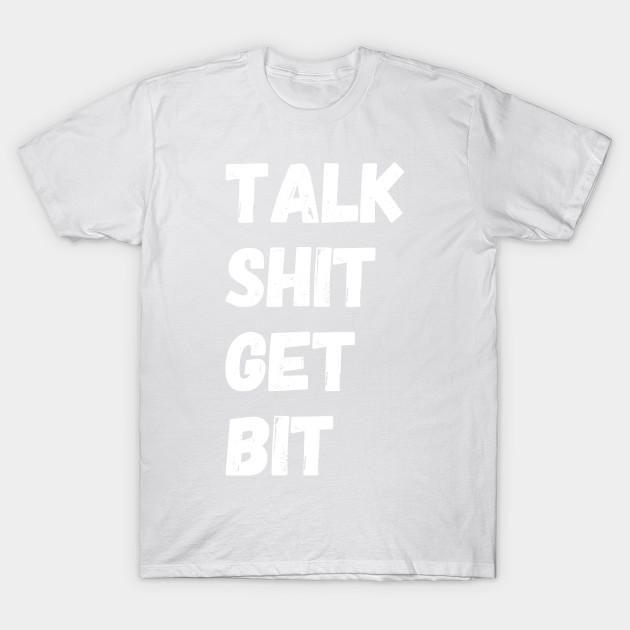 Buy T Shirt Women Talk Shit Get Bit Funny Cute Furry Animals Harajuku ...