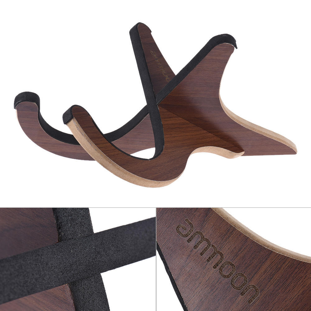 Buy Ammoon Wooden Foldable Instrument Stand Holder Supporter for ...