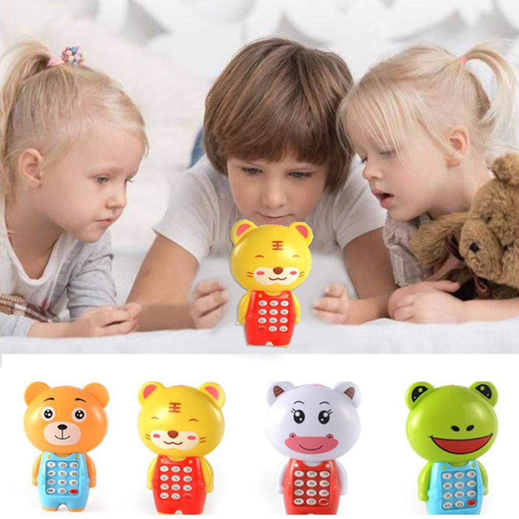 Buy Glowing Bars Electronic Toy Phone Musical Children Phone Toy Early ...
