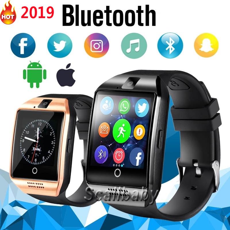 Buy Q18 Smart Watch On Wrist Support Camera Sim+tf Card Bluetooth ...