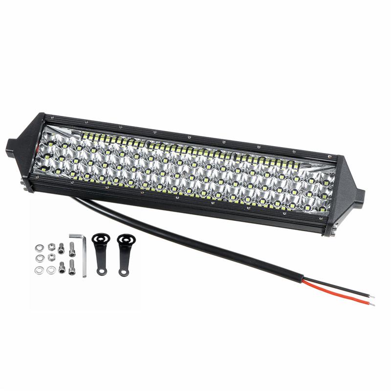 Buy 12 inch 134LED LED Work Light 402W Tri-Row LED Work Light Bar Spot ...