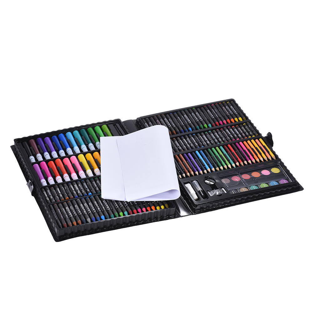 Buy 168pcs Drawing Pen Art Set Kit Painting Sketching Color Pencils ...