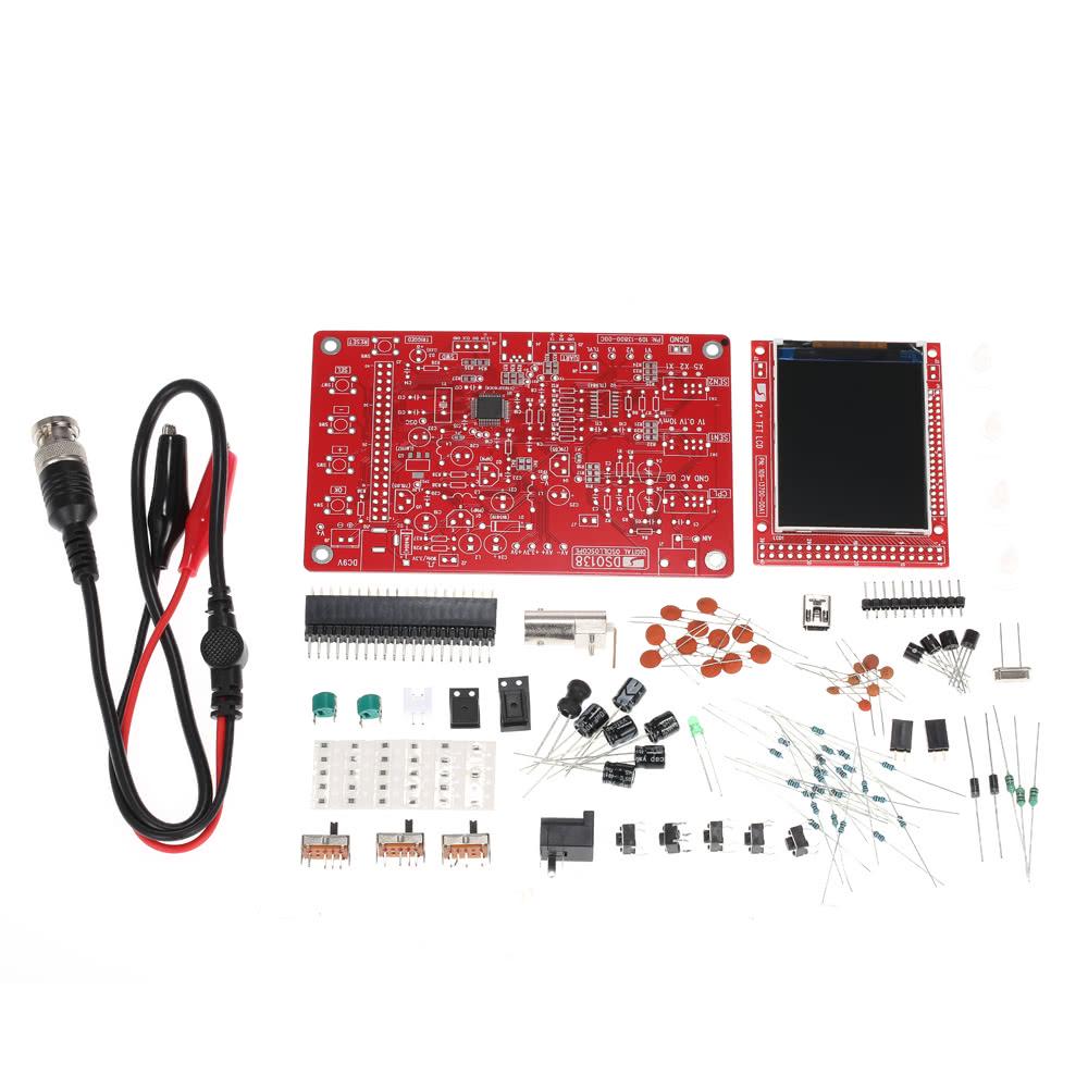 Buy DSO138 2.4in TFT Handheld Pocket-size Digital Oscilloscope Kit DIY ...