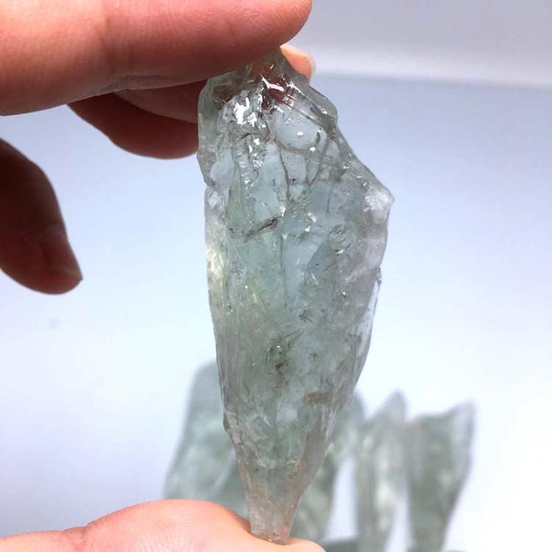 Brazilian Natural Green Crystal Ore Energy Crystal Stone Green Creastly ...