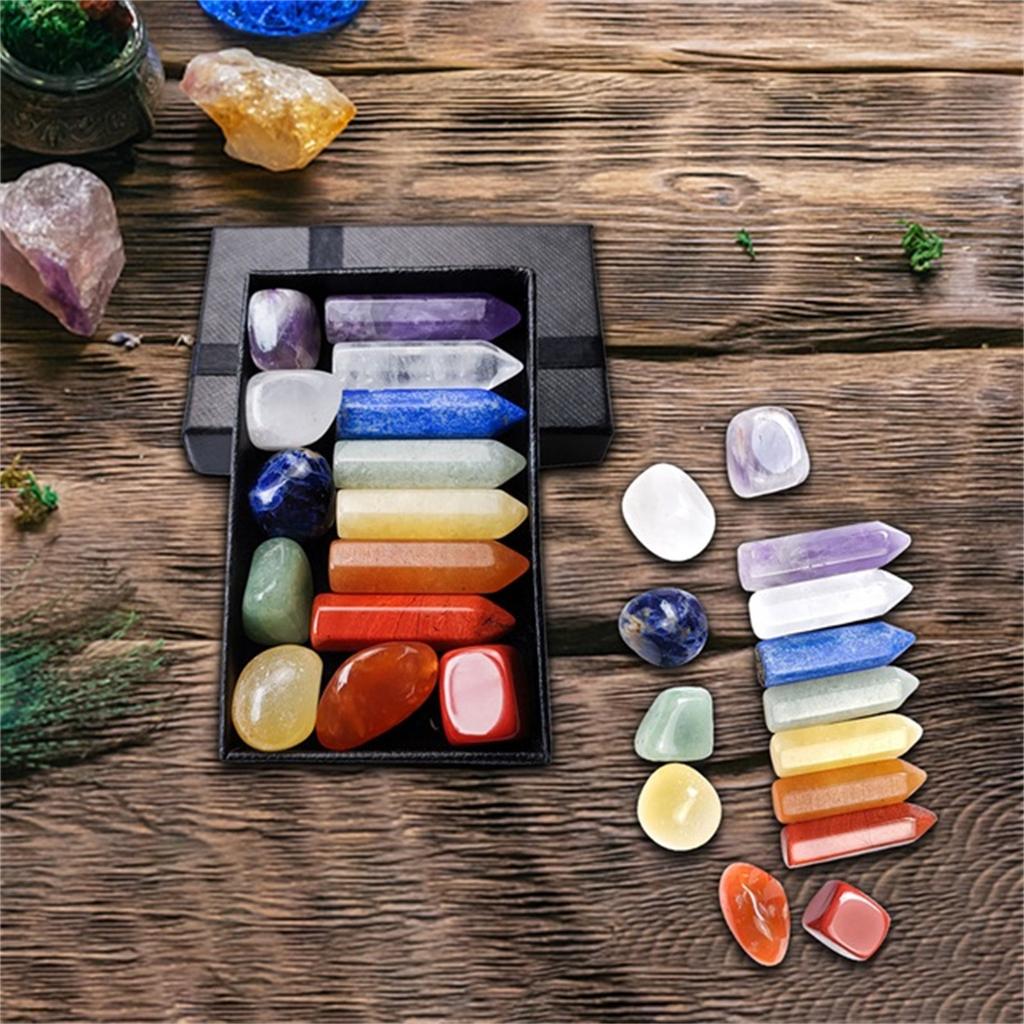 Buy Natural Mixed Color Hexagonal Column Amethyst Green Gold Dongling ...