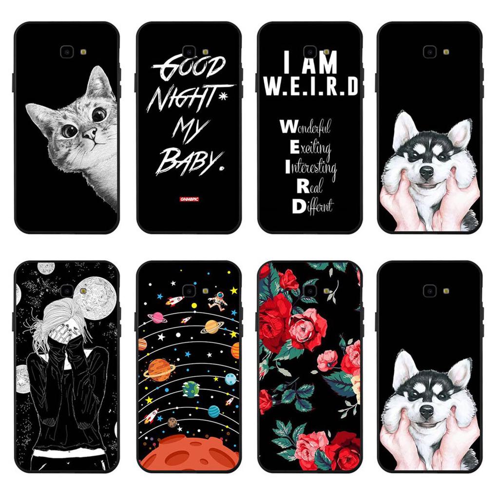 Buy For Samsung Galaxy J4 Plus Case Carton Painted Soft Cover For ...