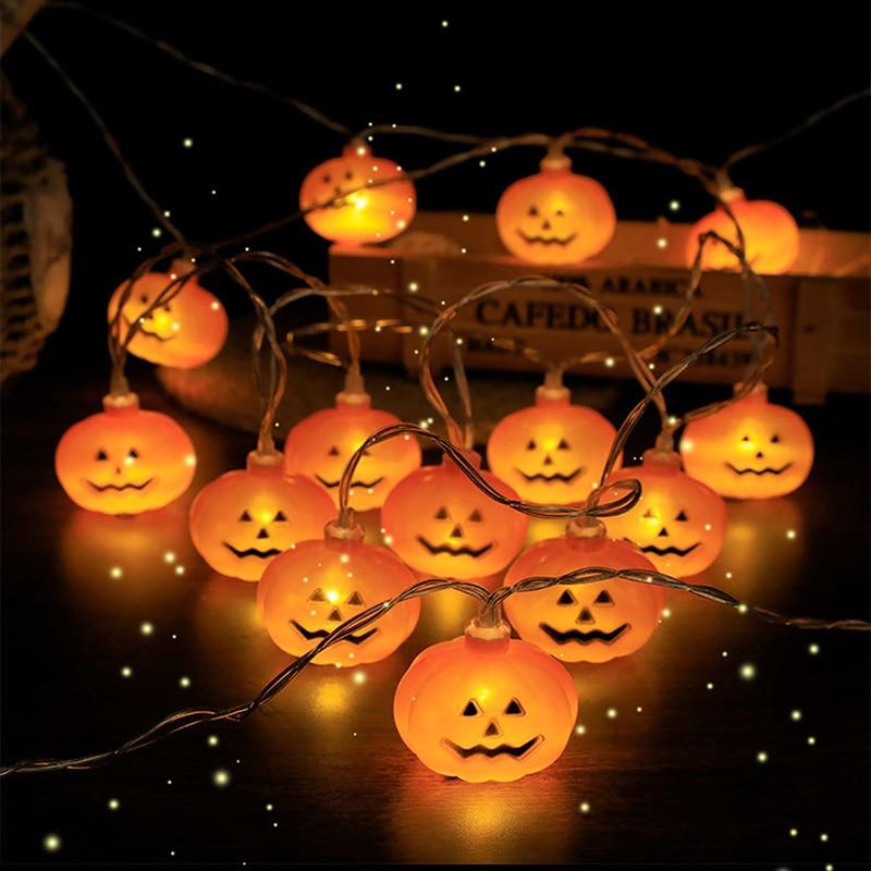 Buy Led Halloween String Lights Pumpkin Bat Skull Light Horror ...