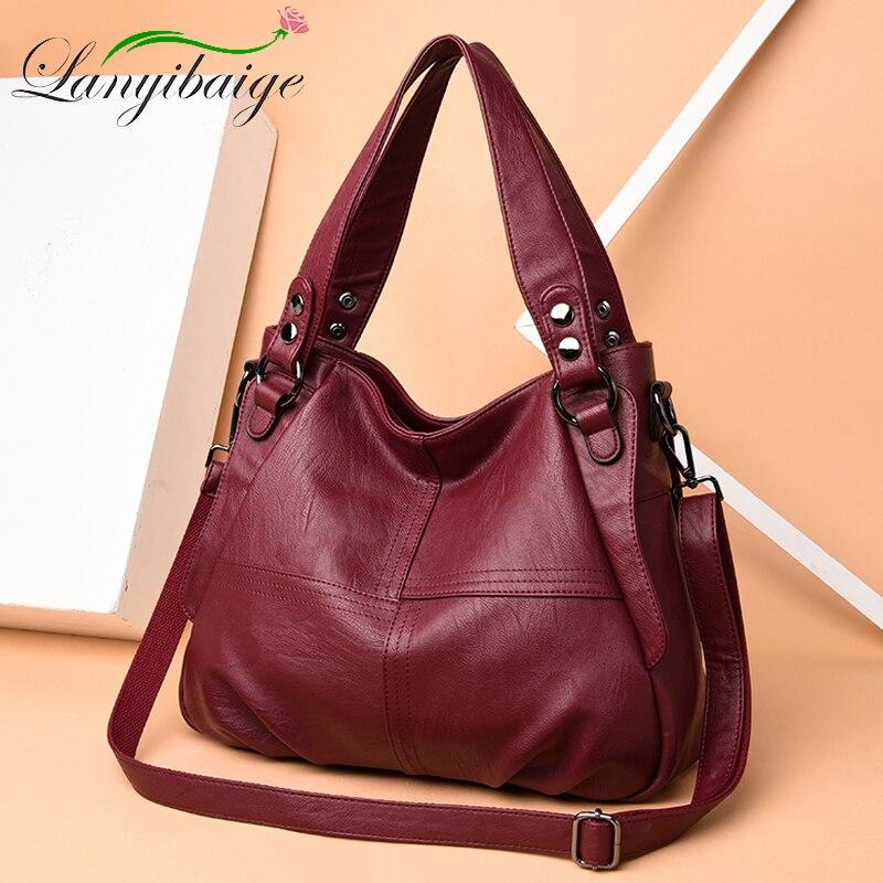 Buy New Plaid Pattern Ladies Handbag Soft Leather Shoulder Bag Designer ...