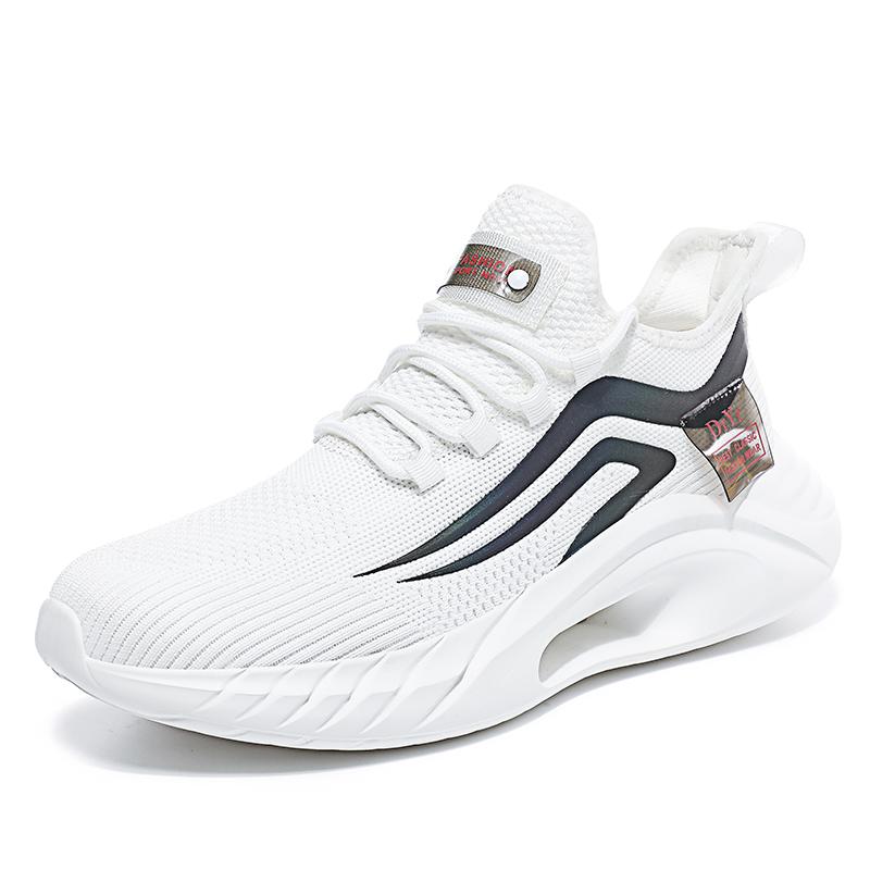 Cumpără New Running Shoes for Men Trendy Flying Woven Sneakers Antiskid ...