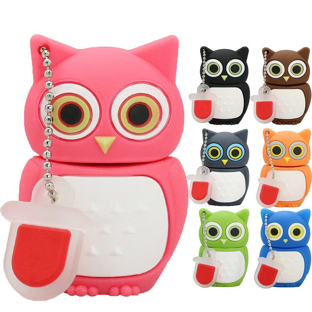 USB Flash Drive Pen Drive Cartoon Owl Disk Memory Stick acheter à prix ...