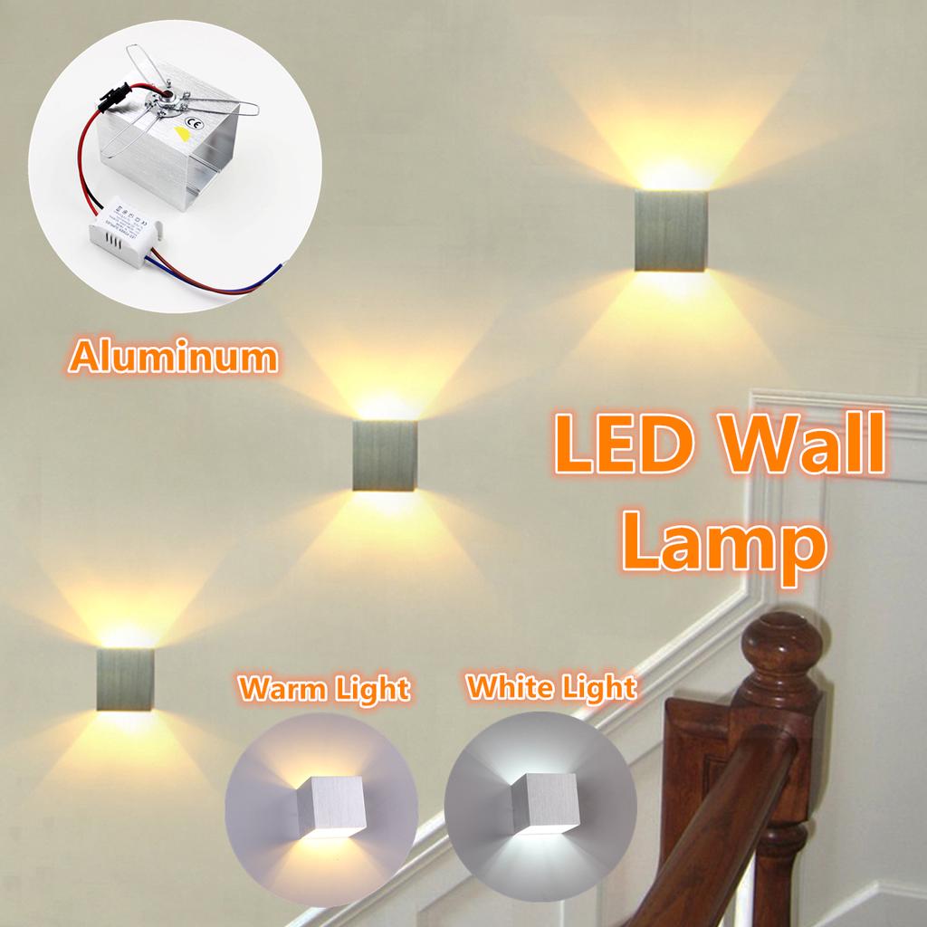 3W LED Indoor Wall Light Square Wall Light Home Decoration Night Light ...
